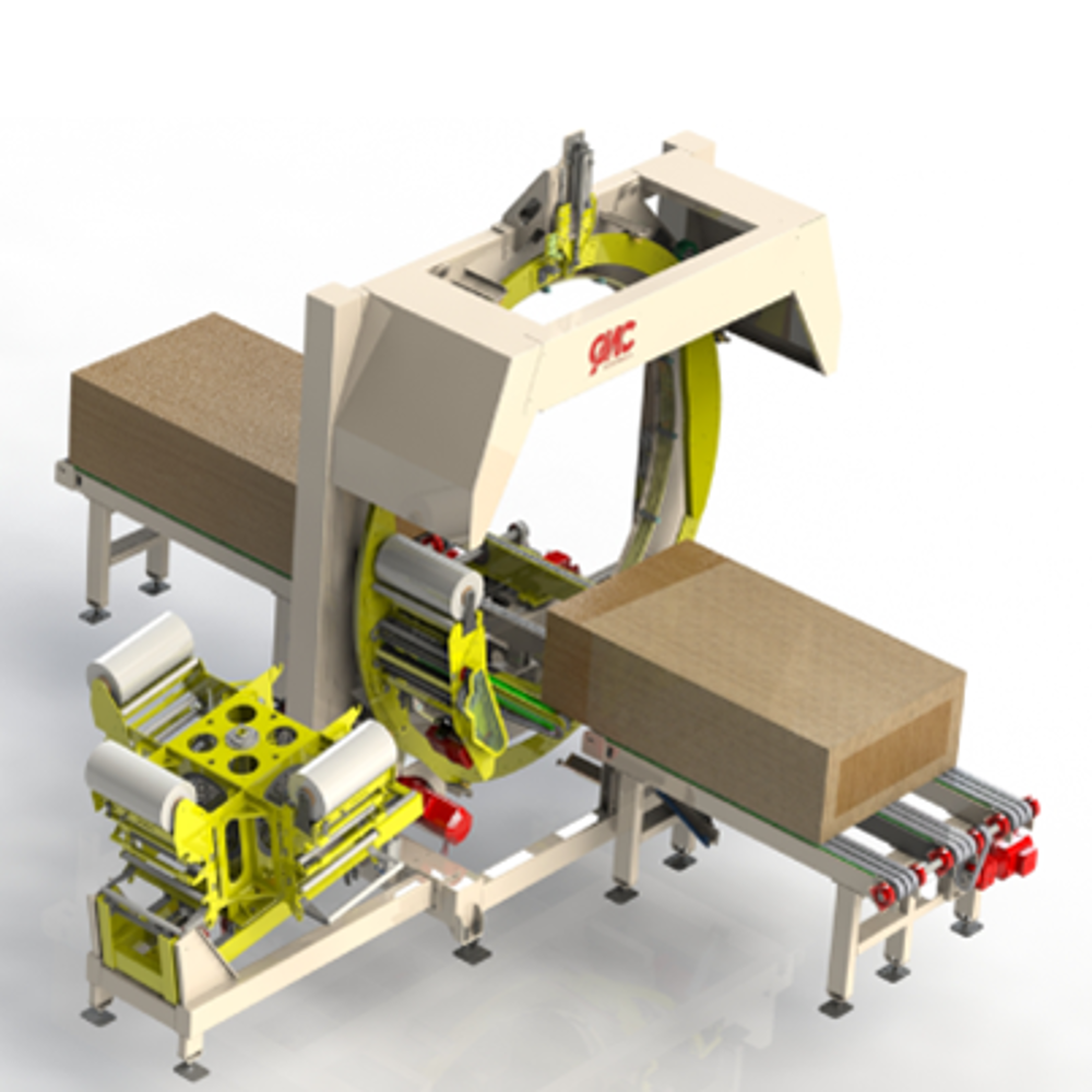 Orbital Wrapping Machine with Automatic Roll Changer | FROMM